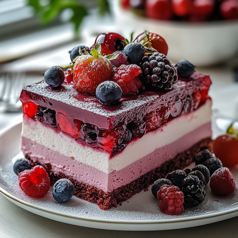 Delicious Berry-Layered Mousse Cake Recipe for Any Occasion