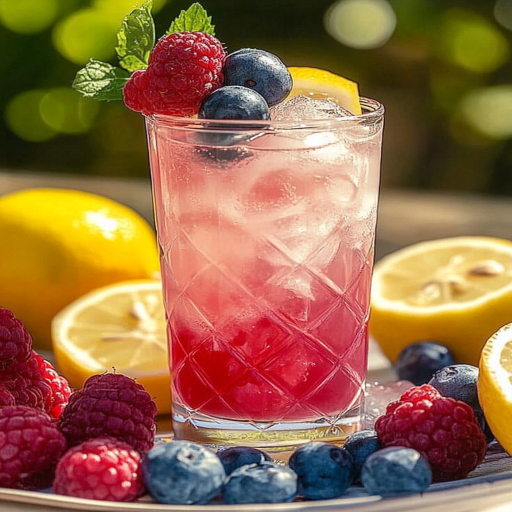 Sparkling Lemonade Mocktail