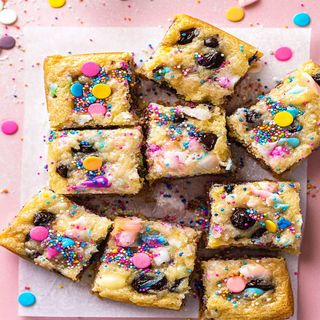Birthday Sprinkle Celebration Brookies