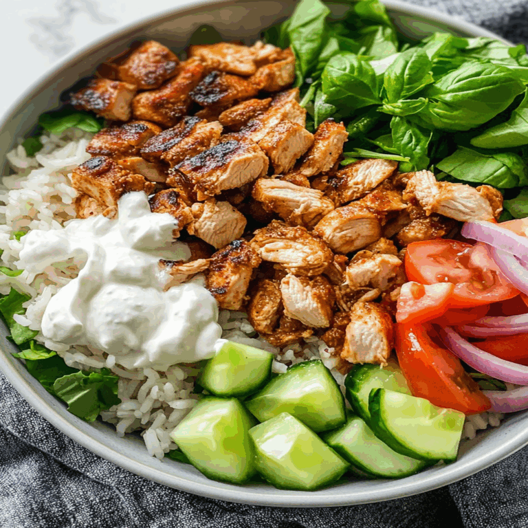 Chicken Shawarma Rice Bowls