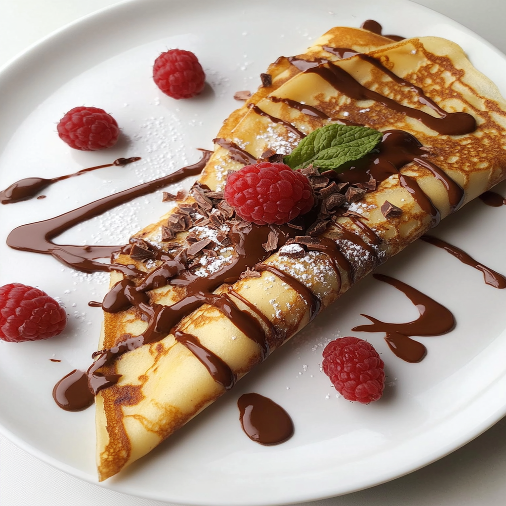 Chocolate Hazelnut Crepes