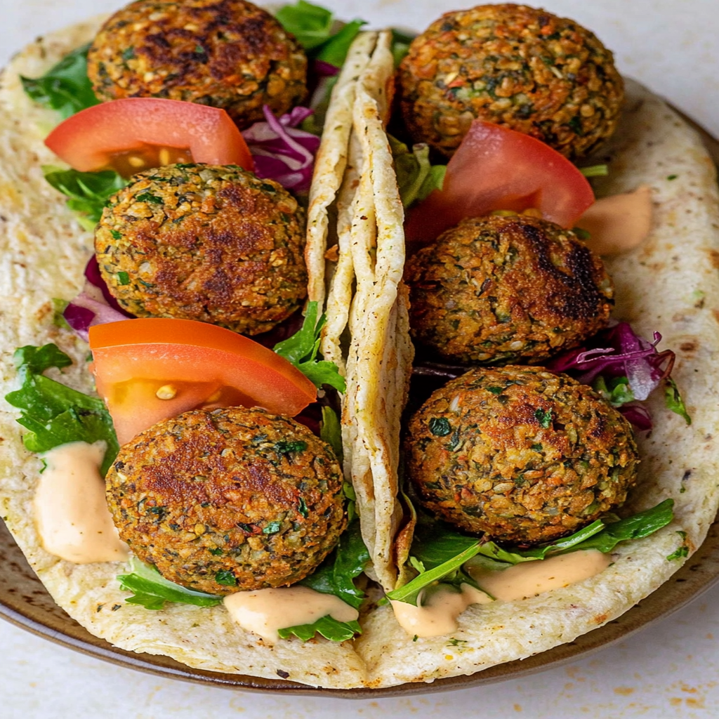 Mini Falafel Wraps