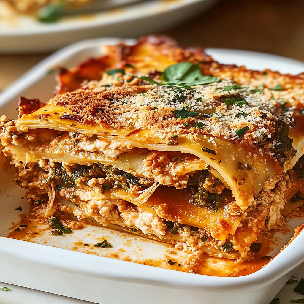 Vegan Lasagna with Cashew Cream