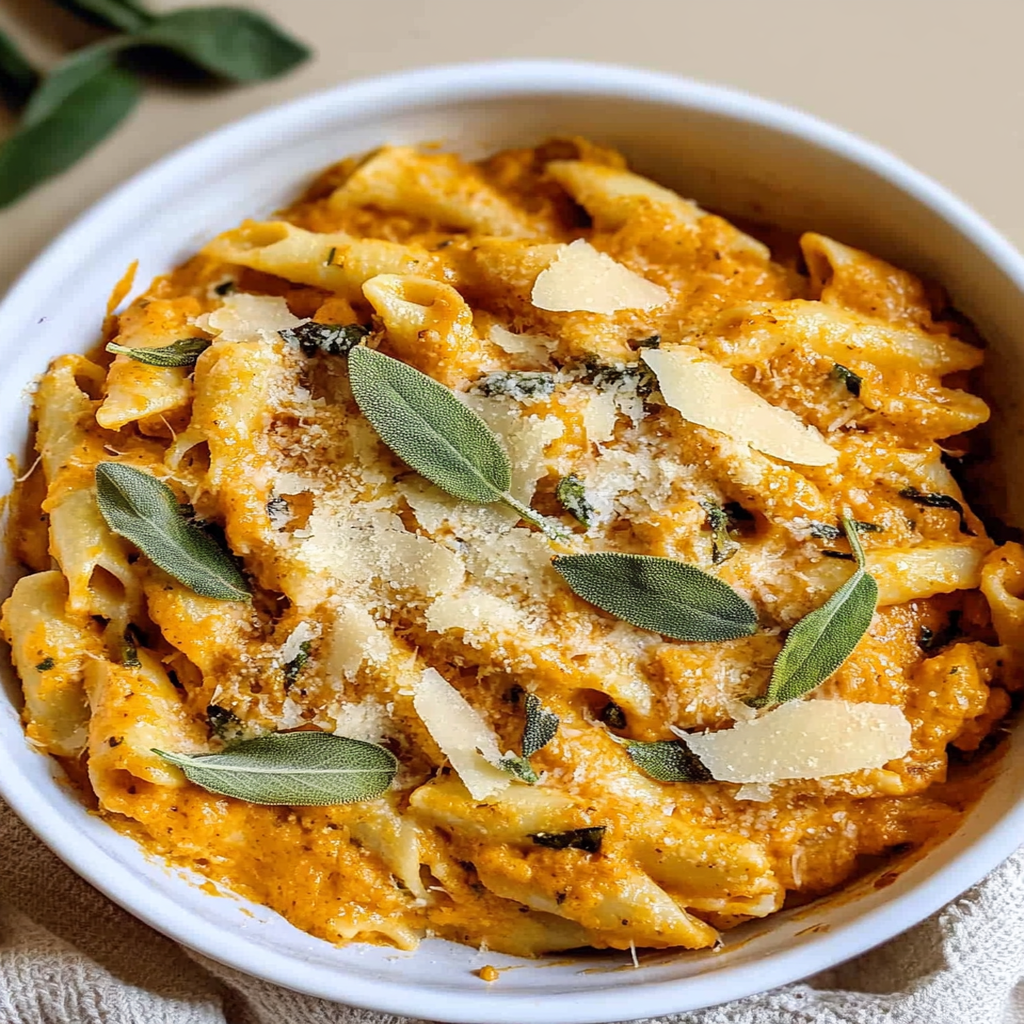 Pumpkin and Sage Pasta Bake