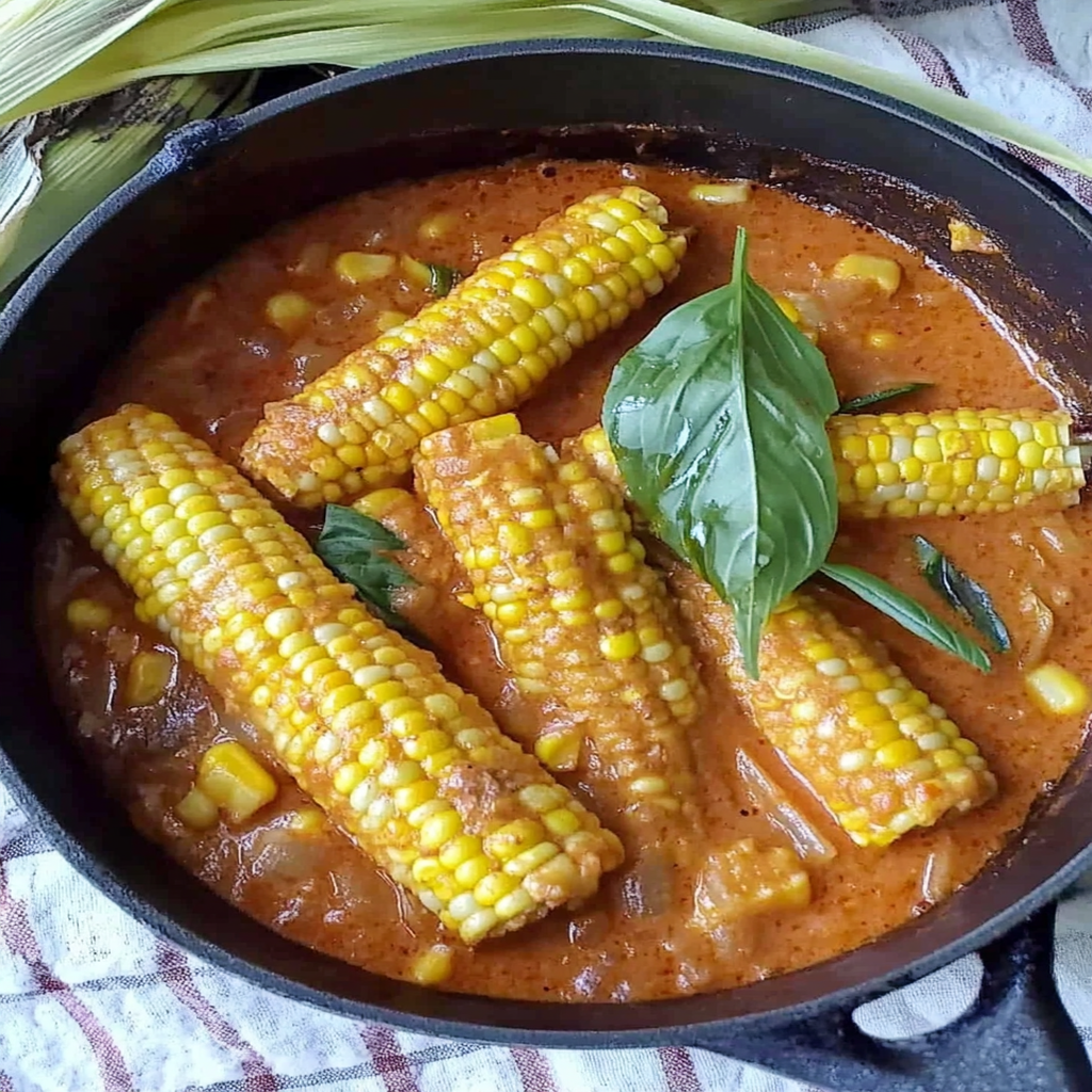 Thai Red Curry with Roasted Sweet Corn