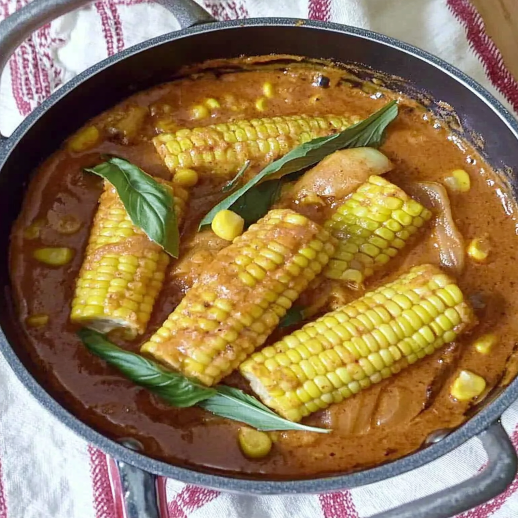 Thai Red Curry with Roasted Sweet Corn
