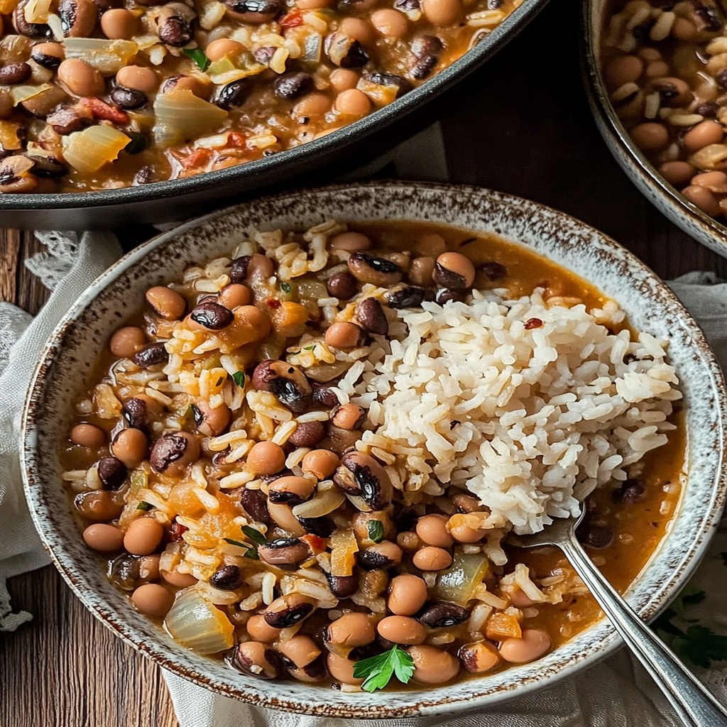 Black-Eyed Peas and Rice One Pot