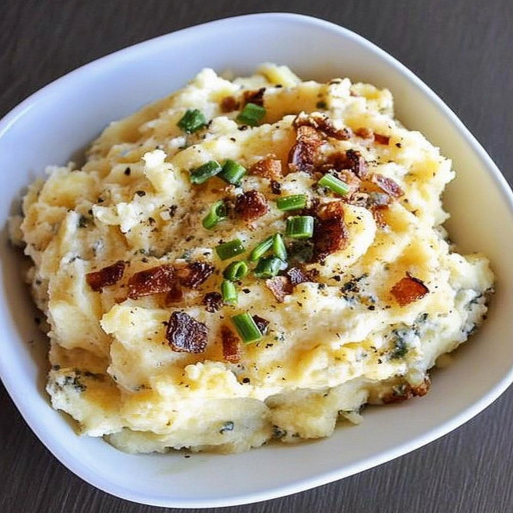 Buttermilk Turkey Blue Smashed Potatoes