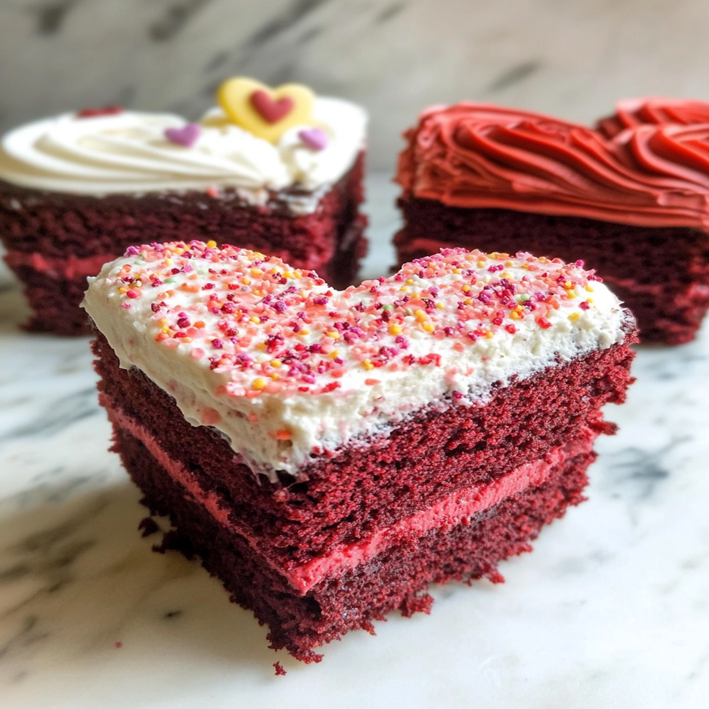 Heart Beet Valentine's Cake