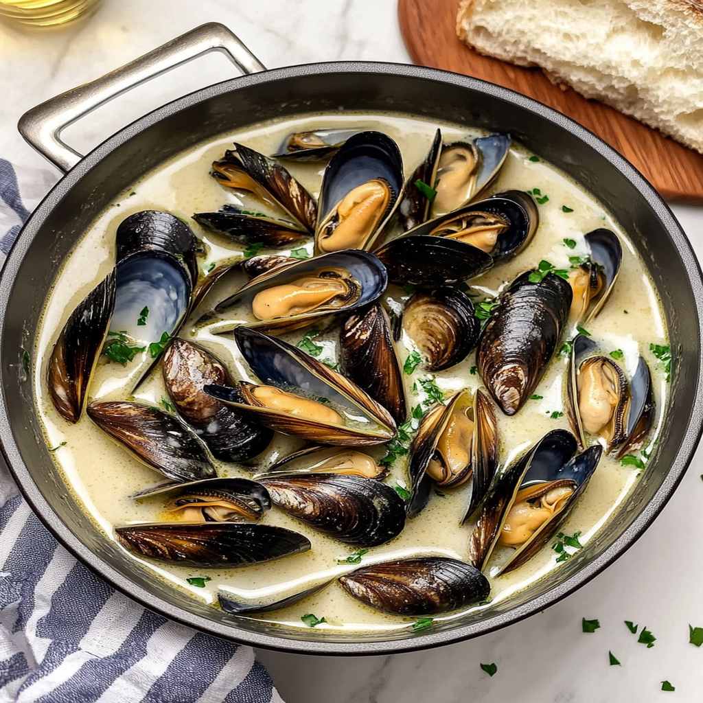 Mussel White Wine Stew