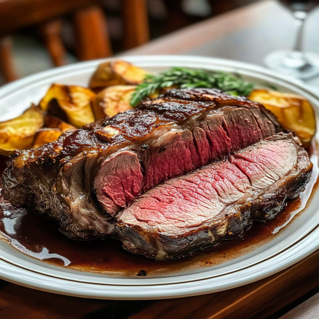 Prime Rib Roast with Au Jus