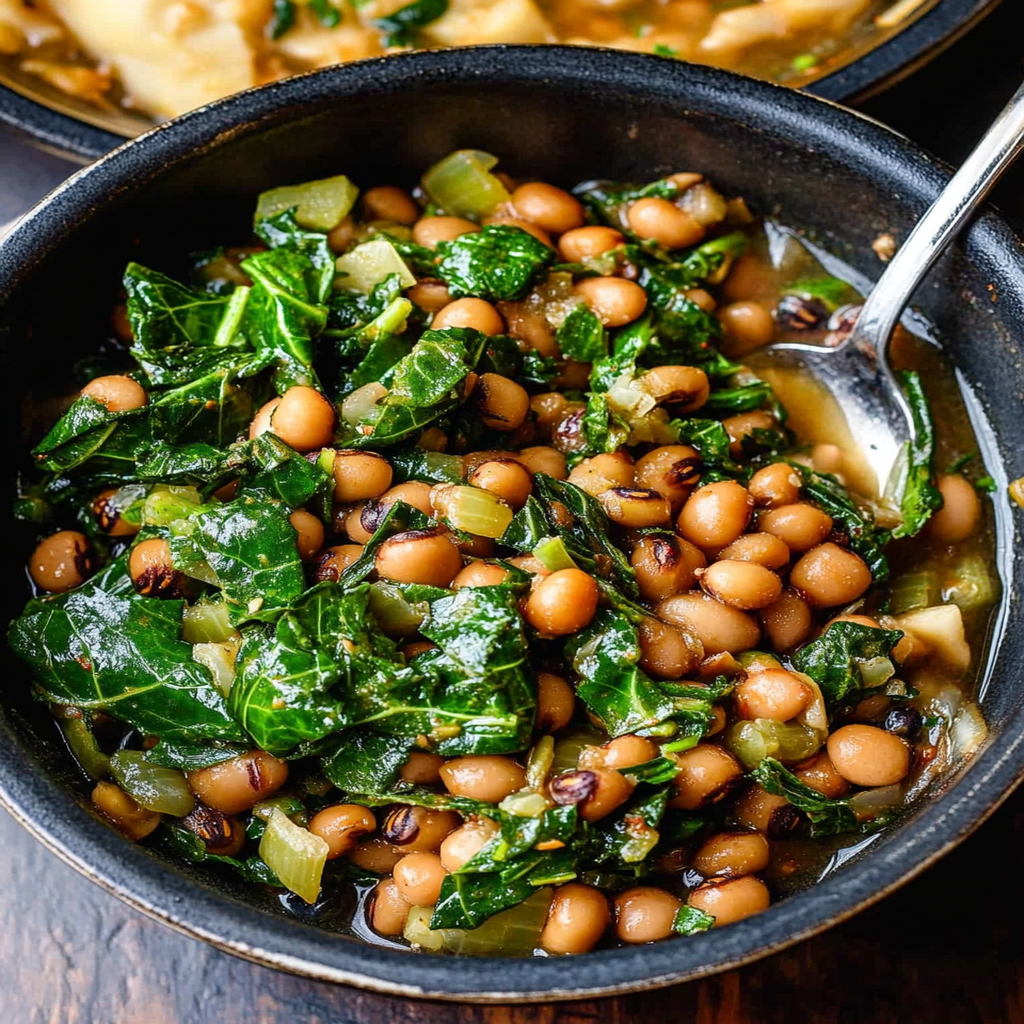 Smoky Collard Black Eyed Peas