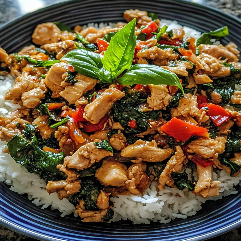 Thai Basil Turkey Stir Fry