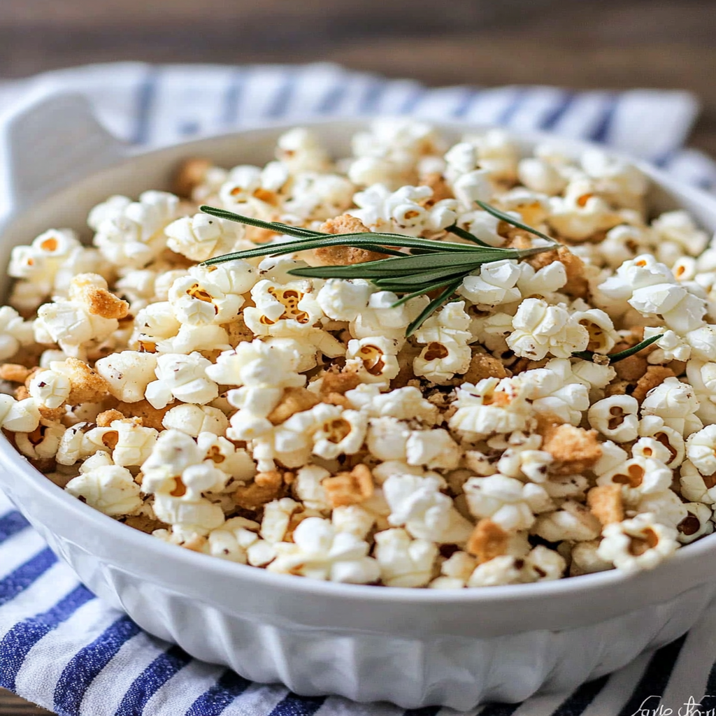 Parmesan Truffle Popcorn Snack Mix